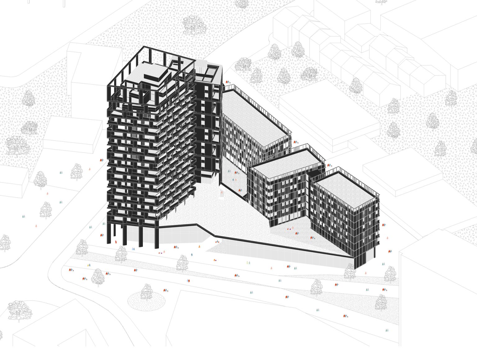 CITY ENTRANCE, DIFFERDANGE – Petitdidierprioux Architectes
